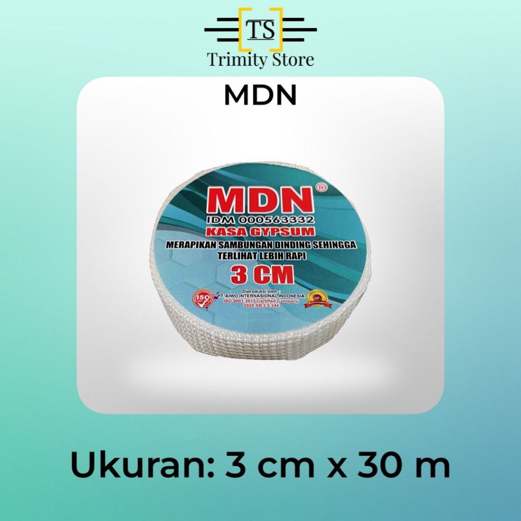 Jual MDN Isolasi / Lakban / Gipsum / Kasa Mesh Fiber Gypsum (+ Lem) Ukuran 3 cm x 30 m | Shopee ...