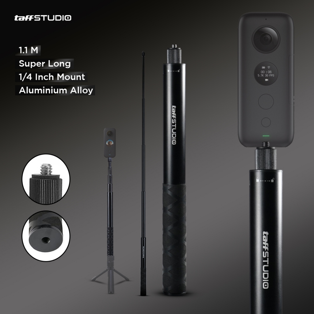 Jual Tongsis Selfie Panoramic Camera Stick Ultra Long Invisible for ...