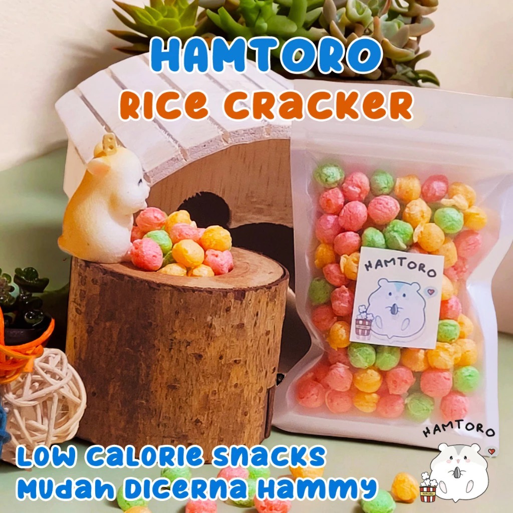 Jual CAMILAN HAMSTER RICE Rice Cracker Snack Hamster, Sugar Glider ...