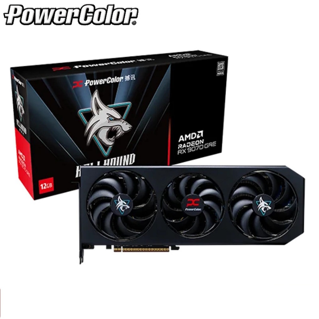 Jual POWERCOLOR Hellhound AMD Radeon RX 9070 GRE 12GB GDDR6 - VGA Card ...