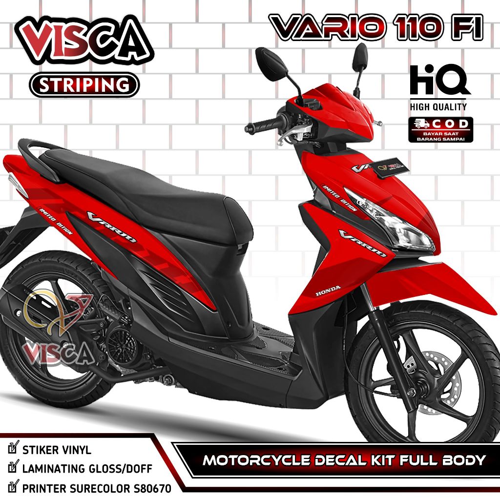 Jual Decal Vario 110 Fi Full Body – Stiker Vario 110 Fi LED Full Body ...