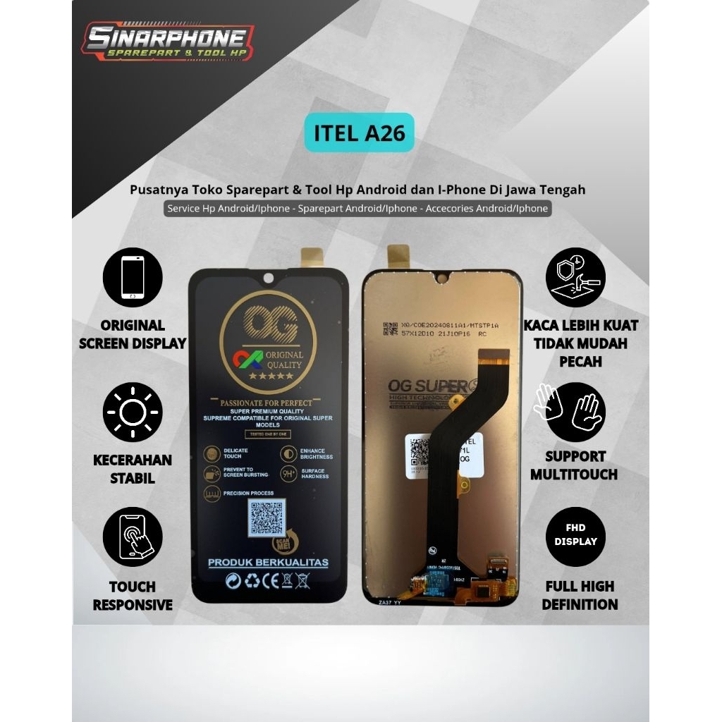 Jual LCD ITEL A26/LCD ITEL A27/ITEL P17 PRO/LCD ITEL A48/L6006 | Shopee Indonesia