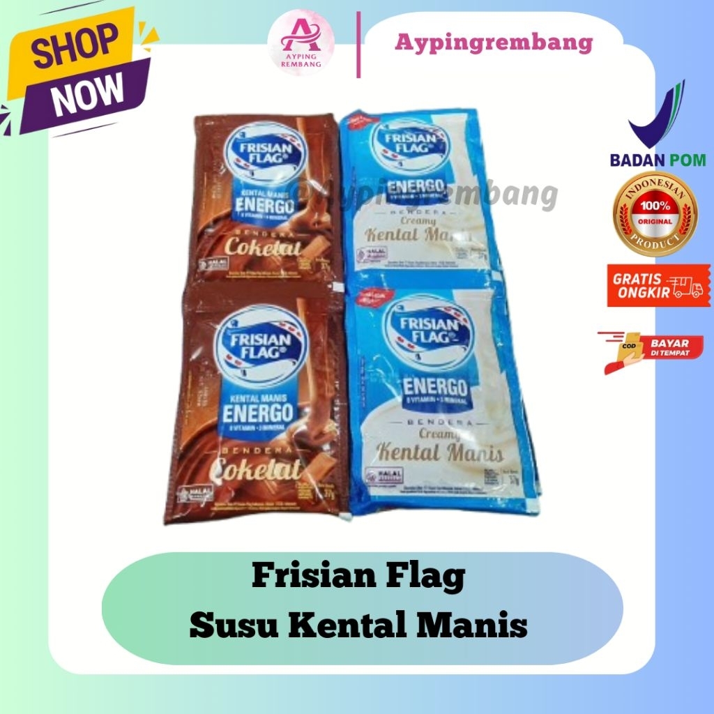 Jual Frisian Flag Susu Bendera Sachet DAPAT 2PAK (12pcs) | Shopee Indonesia