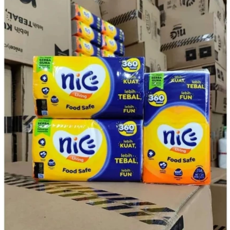 Jual Nice tisu 360helai 180 Sheet Tisu Lembut Gren Tissue facial murah ...