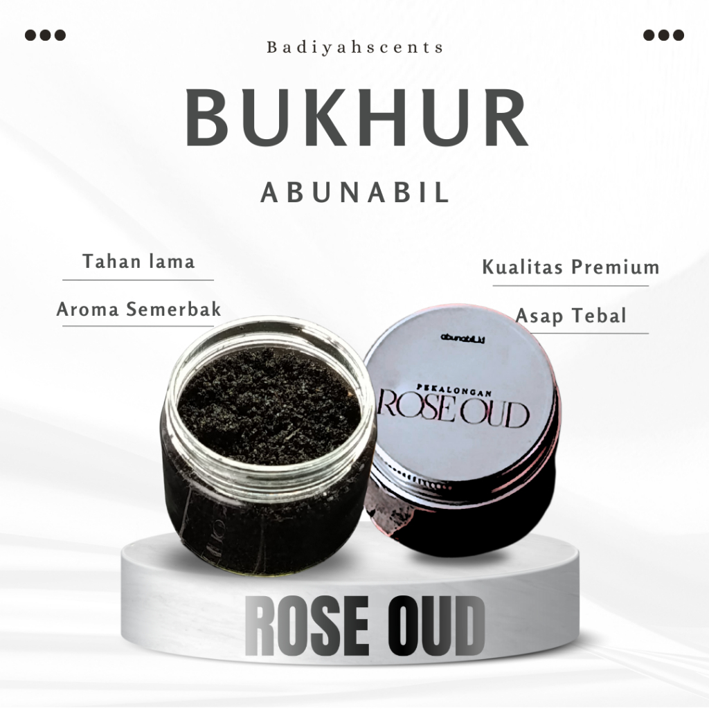 Jual Bukhur Premium Buhur Arab Dupa Wangi Tahan Lama Rose Oud Abunabil ...