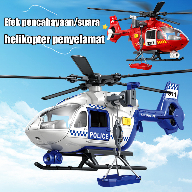 Jual Mainan Helikopter Pajangan Koleksi Helikopter Ukuran Besar Lampu ...