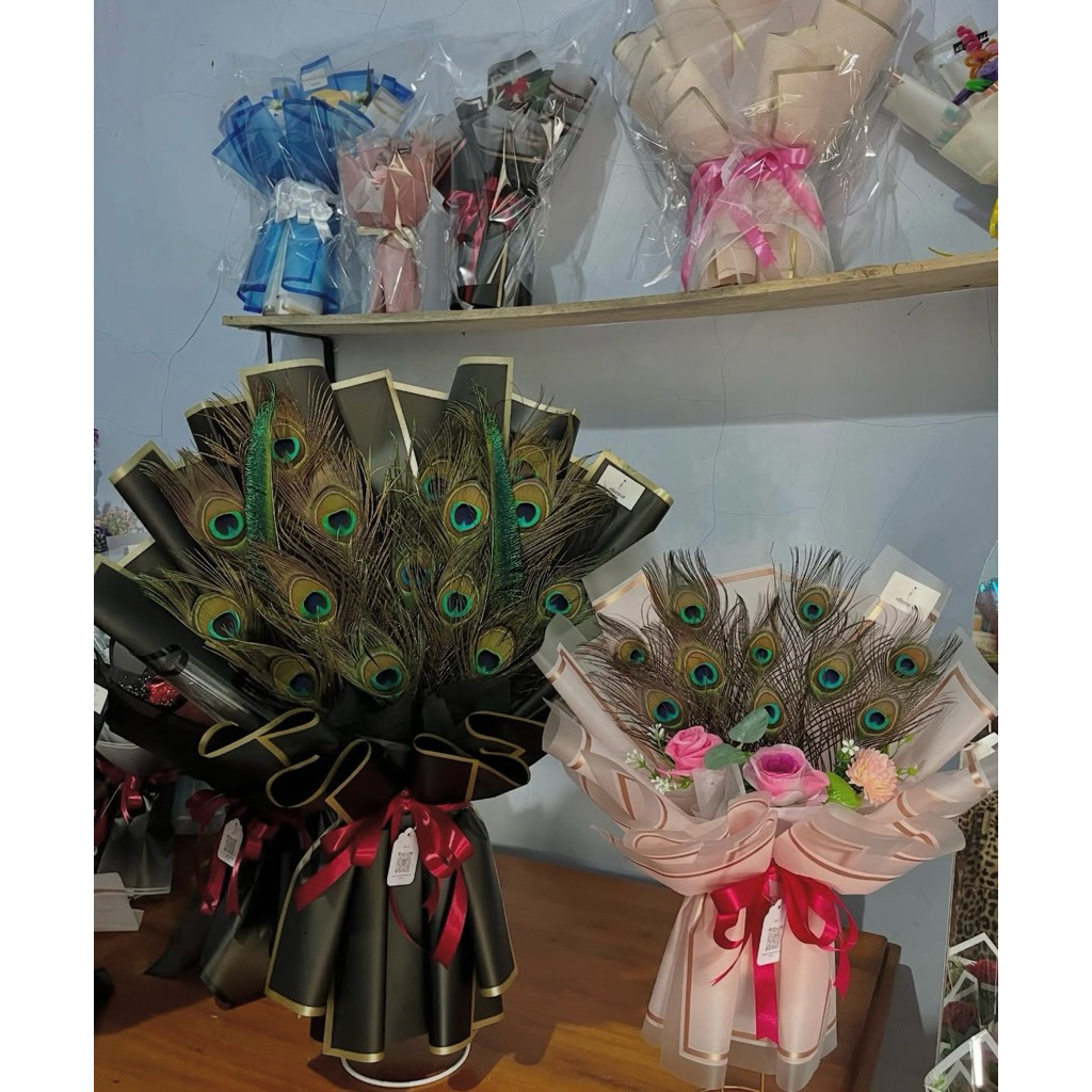 Jual buket bulu merak | Shopee Indonesia