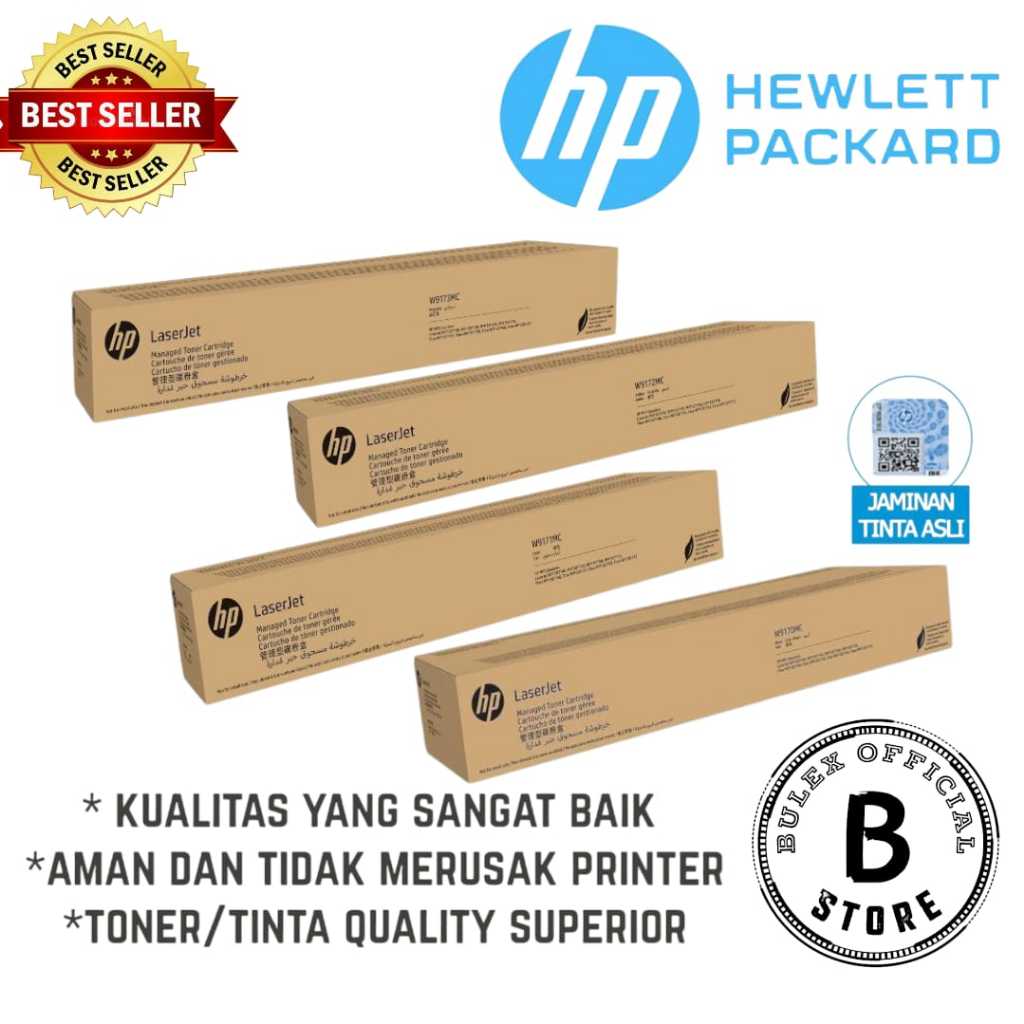 Jual Paketan Toner Cartridge HP LaserJet W9170MC/ W9171MC/W9172MC ...