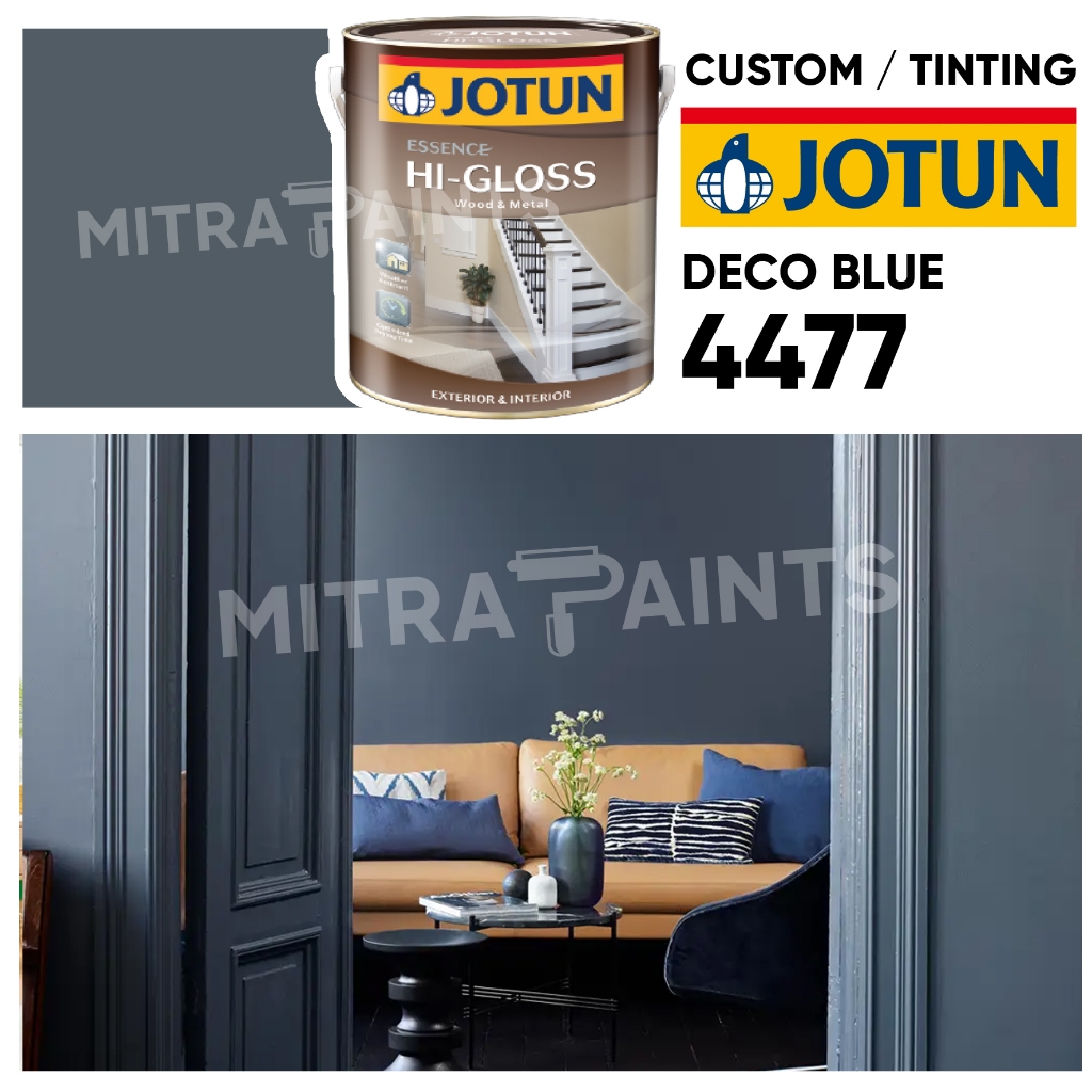 Jual CUSTOM CAT KAYU DAN CAT BESI JOTUN HI GLOSS 5 LITER / DECO BLUE ...