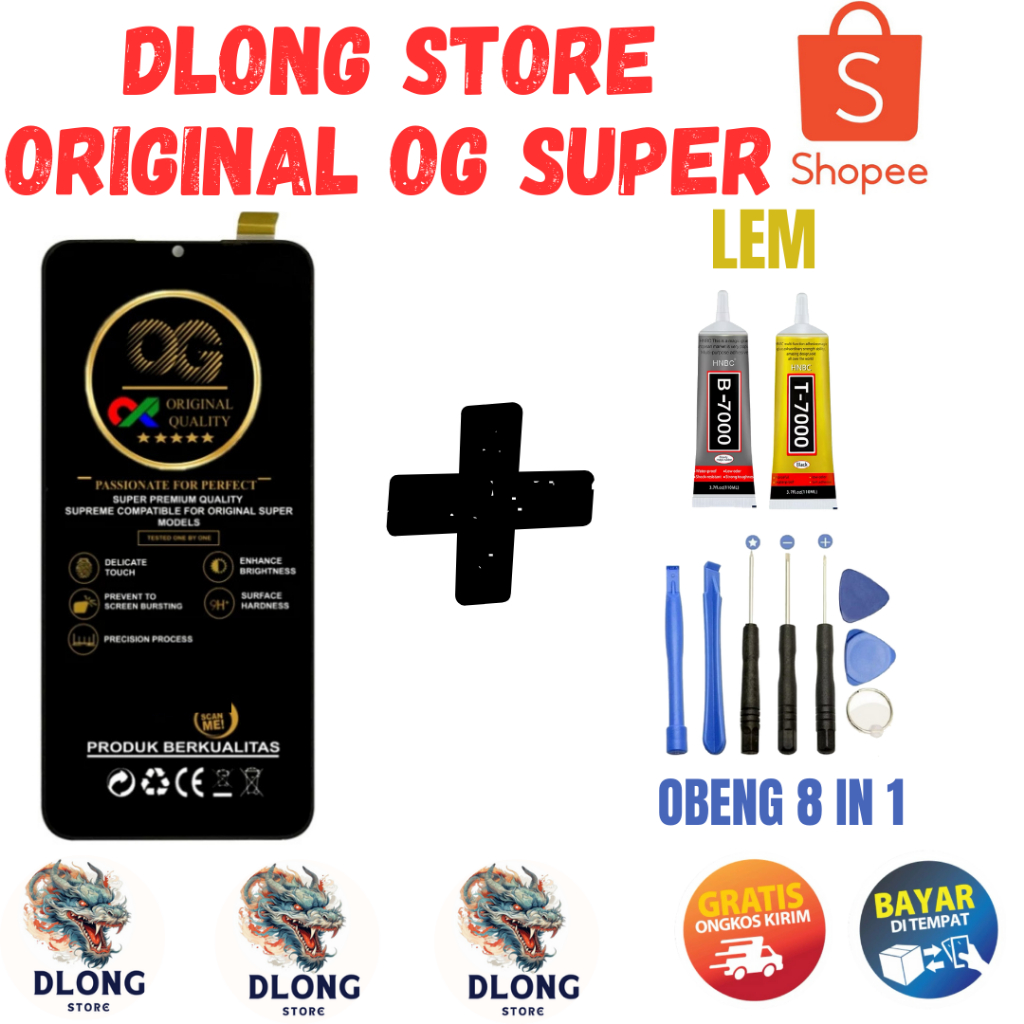 Jual LCD INFINIX SMART 8 HD (X6525-X6525B) ORIGINAL OG SUPER | Shopee ...