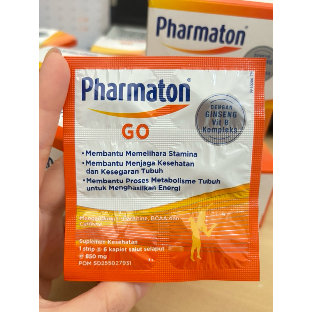 Jual Pharmaton GO 6 Tablet Strip | Shopee Indonesia
