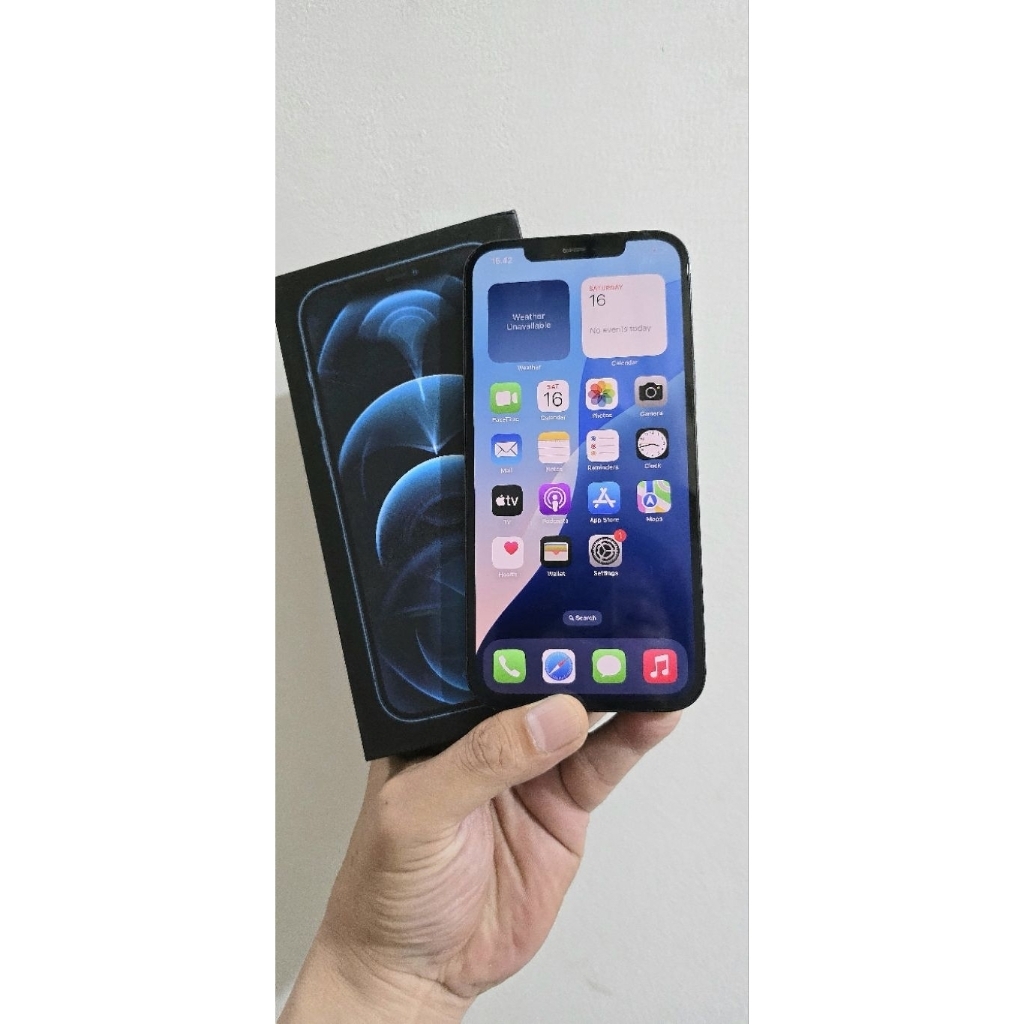 Jual Second IP 12 Pro Max 512gb IBox Fullset | Shopee Indonesia