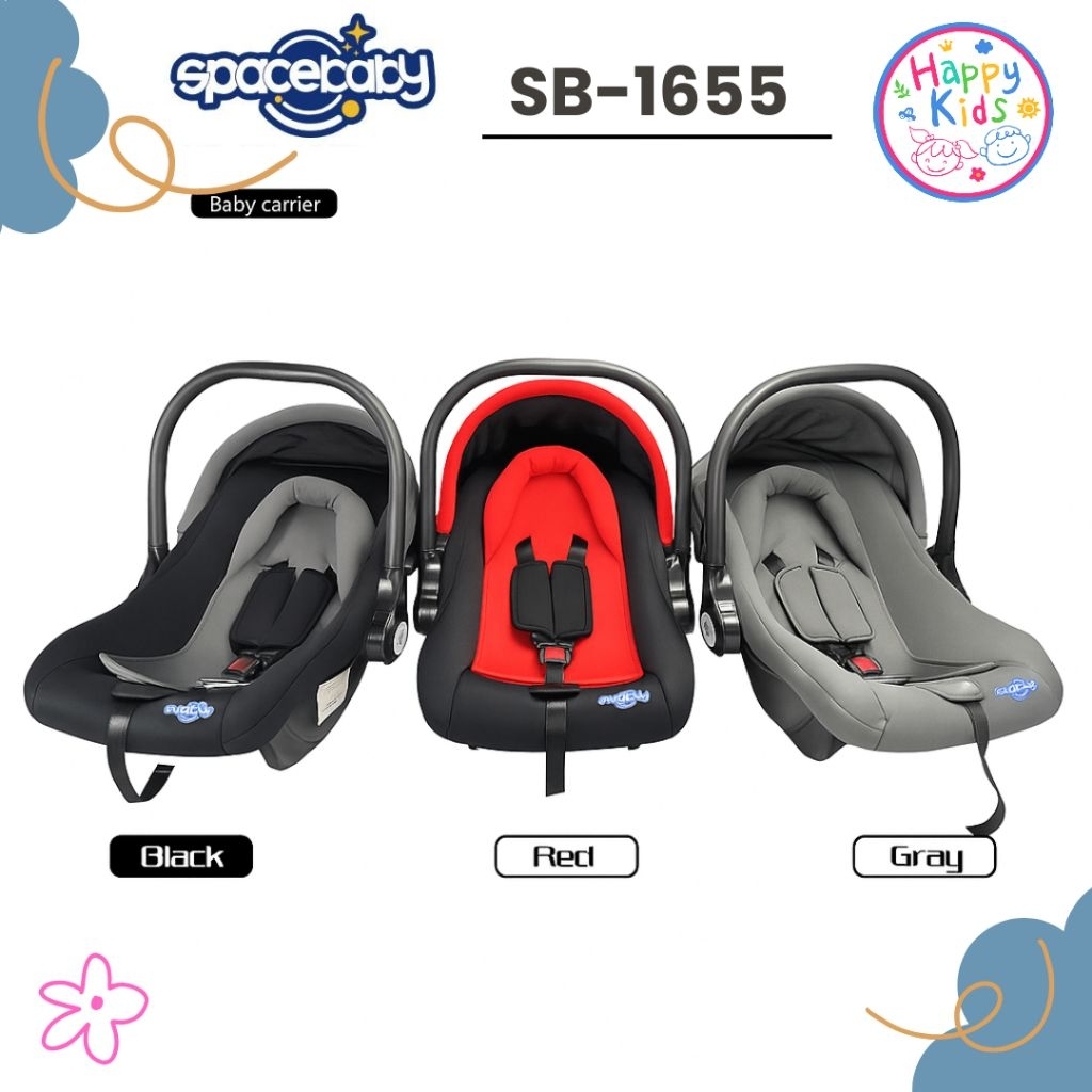 Jual Spacebaby Carseat Baby Carrier SB-1655 Dudukan Mobil Bayi | Shopee ...