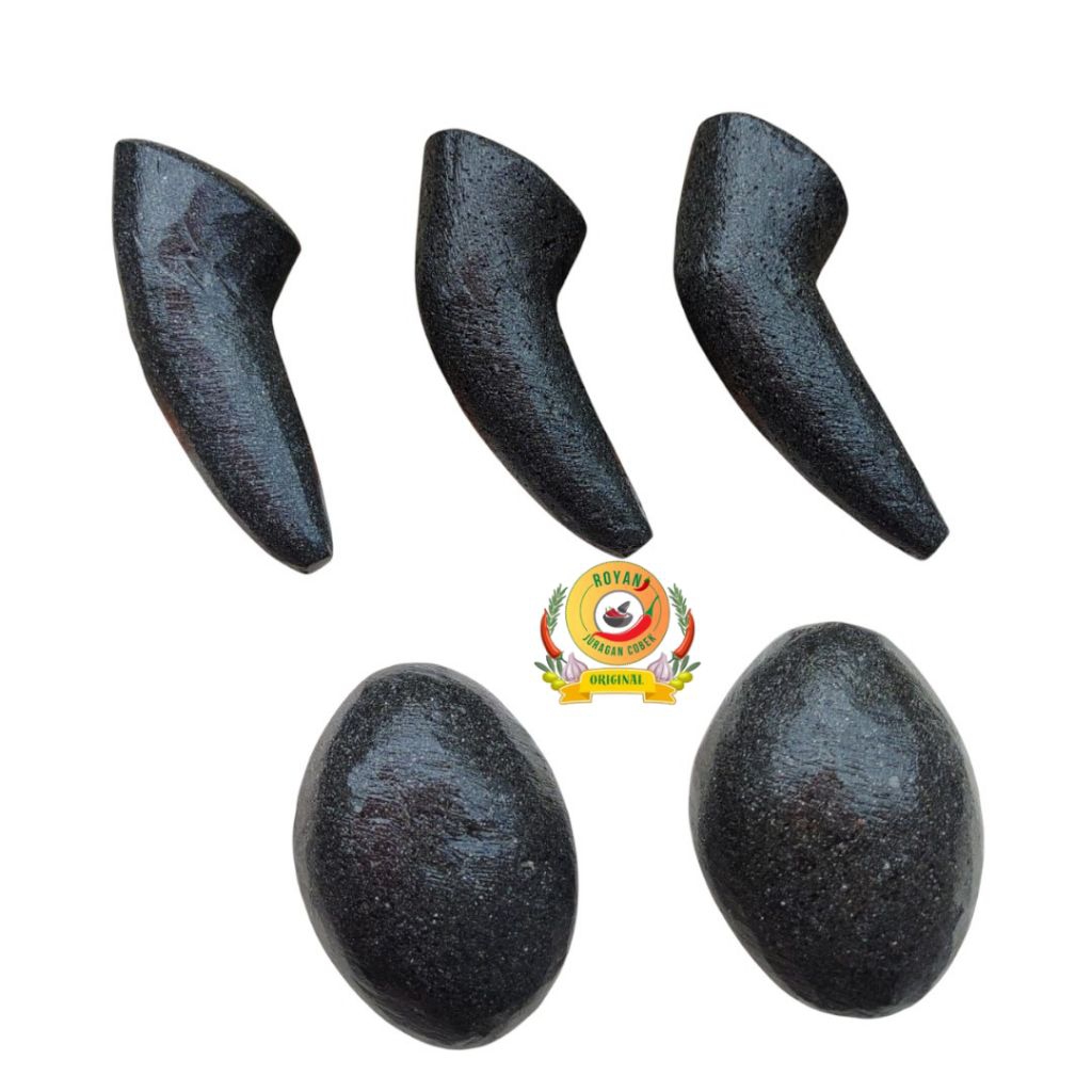 Jual ULEKAN BATU ASLI DUA VARIAN BULAT LONJONG BATU GUNUNG ASLI ALAM ...