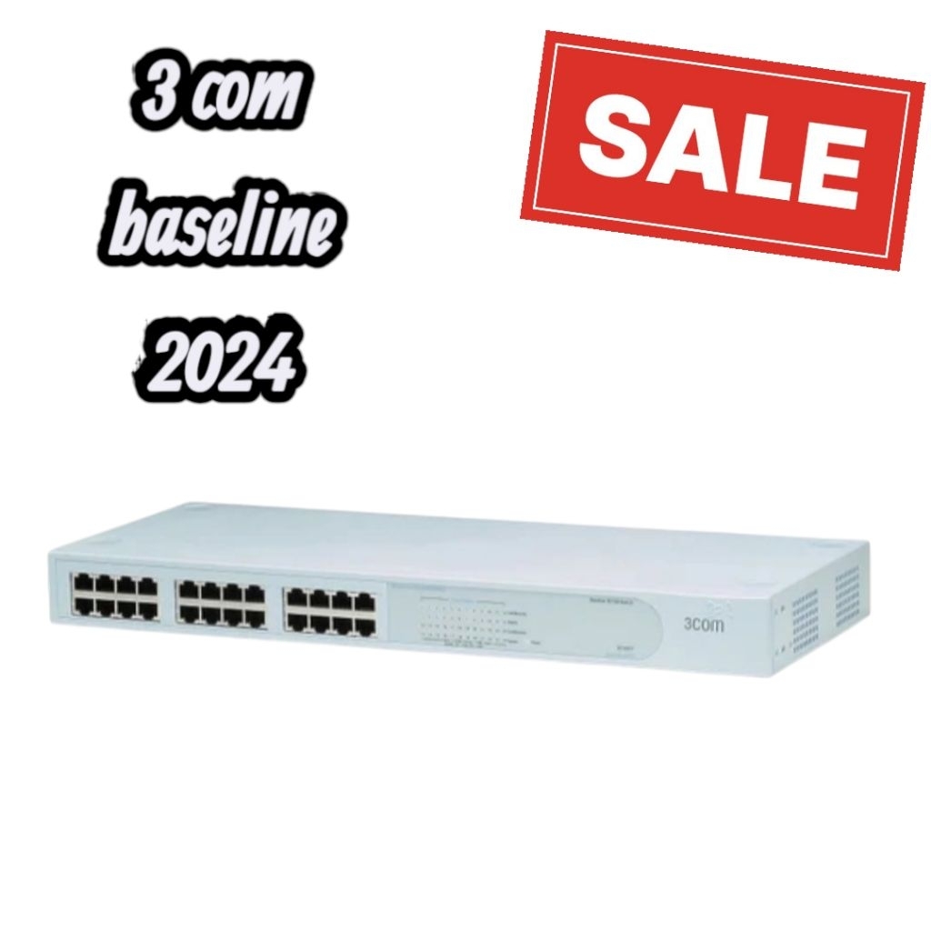 Jual 3Com 2024 Baseline 24 Port Switch 3C16471 | Shopee Indonesia