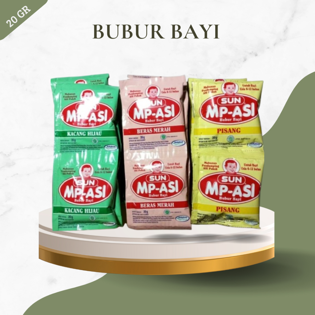 Jual Sun MP-ASI Bubur Bayi Renceng isi 12 Sachet | Shopee Indonesia