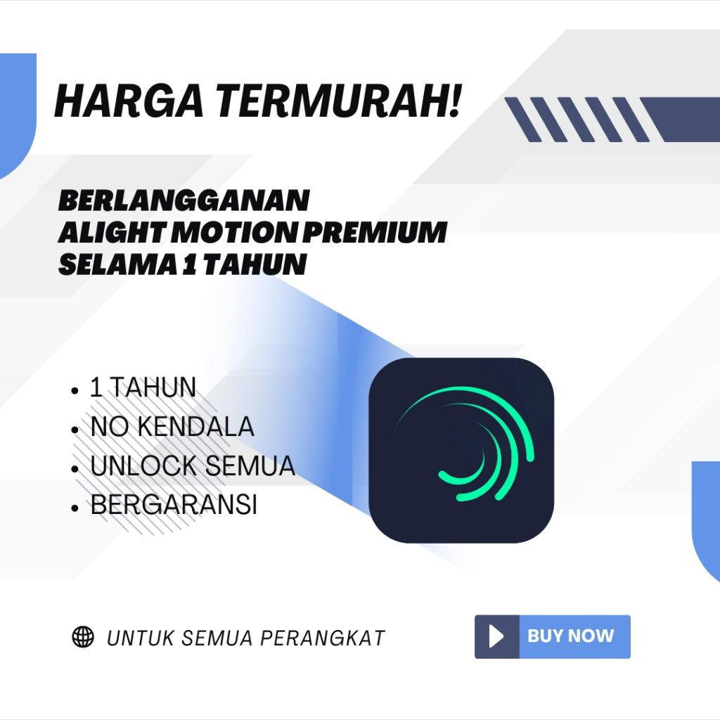 Jual ALIGHT MOTION 1 TAHUN FULL GARANSI / ALIGHT MOTION PREMIUM 1 TAHUN ...