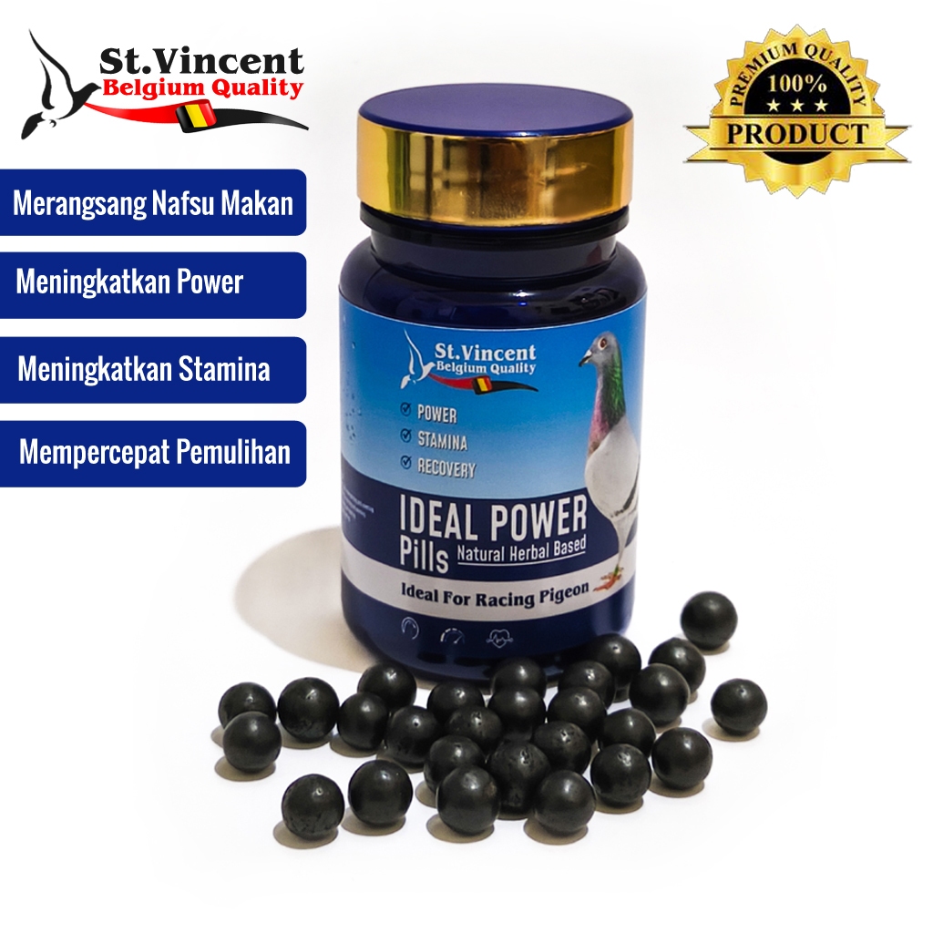 Jual IDEAL POWER PILLS JAMU MERPATI IMPORT ISI 100 PILLS St.Vincent ...