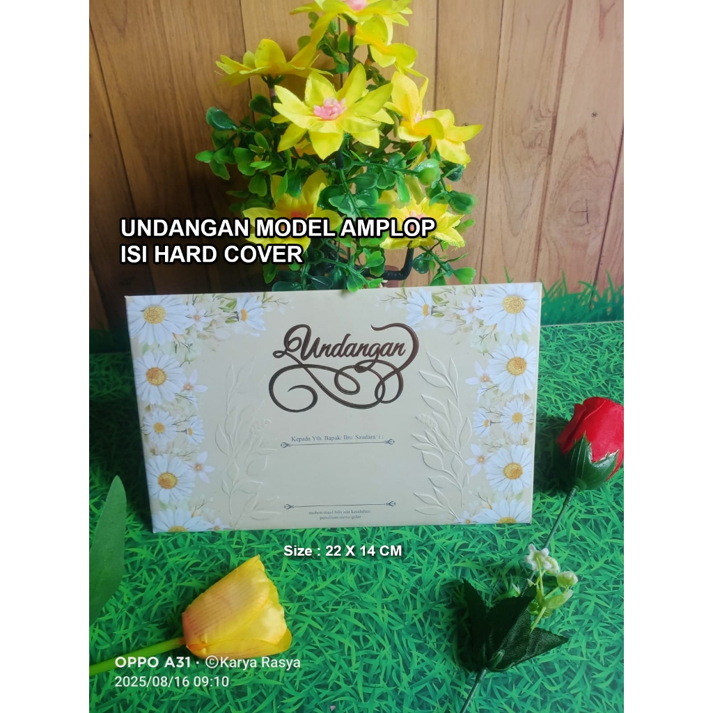 Jual Bisa order 10 pcs Undangan Pernikahan VIP Hard Cover Tebel Kaku ...