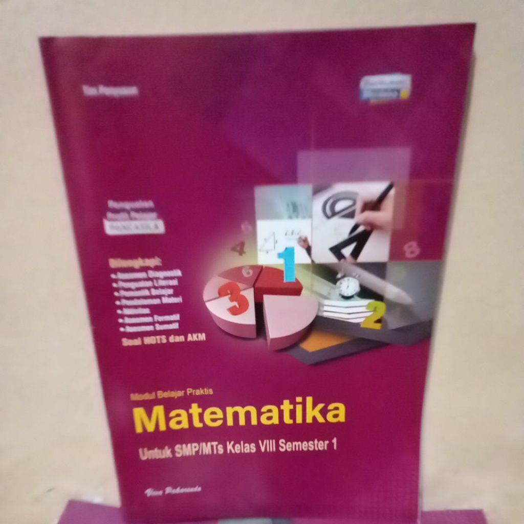 Jual Lks Matematika SMP MTS Kelas VIII Semester 1 Viva pakarindo Kurikulum merdeka | Shopee ...