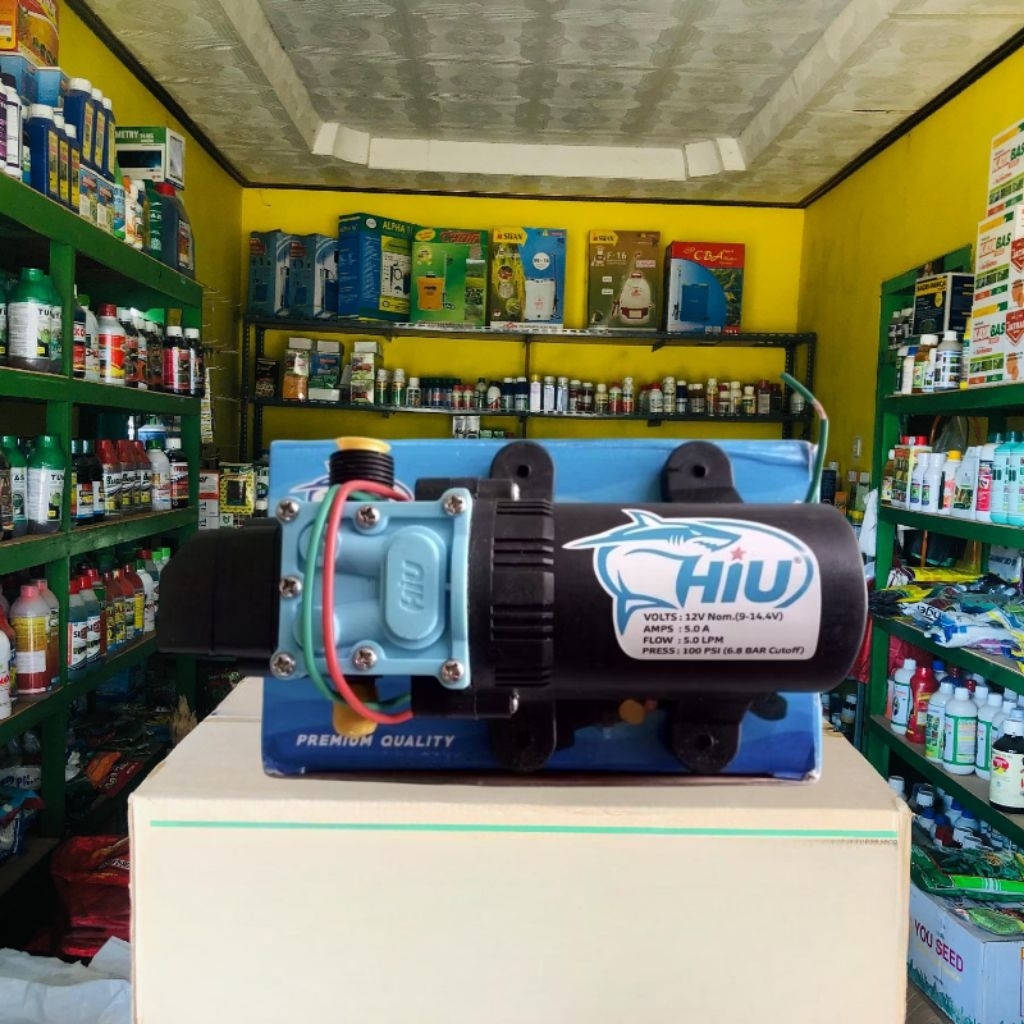 Jual Pompa Air DC 12V HIU Original 100Psi High Pressure Sprayer ...
