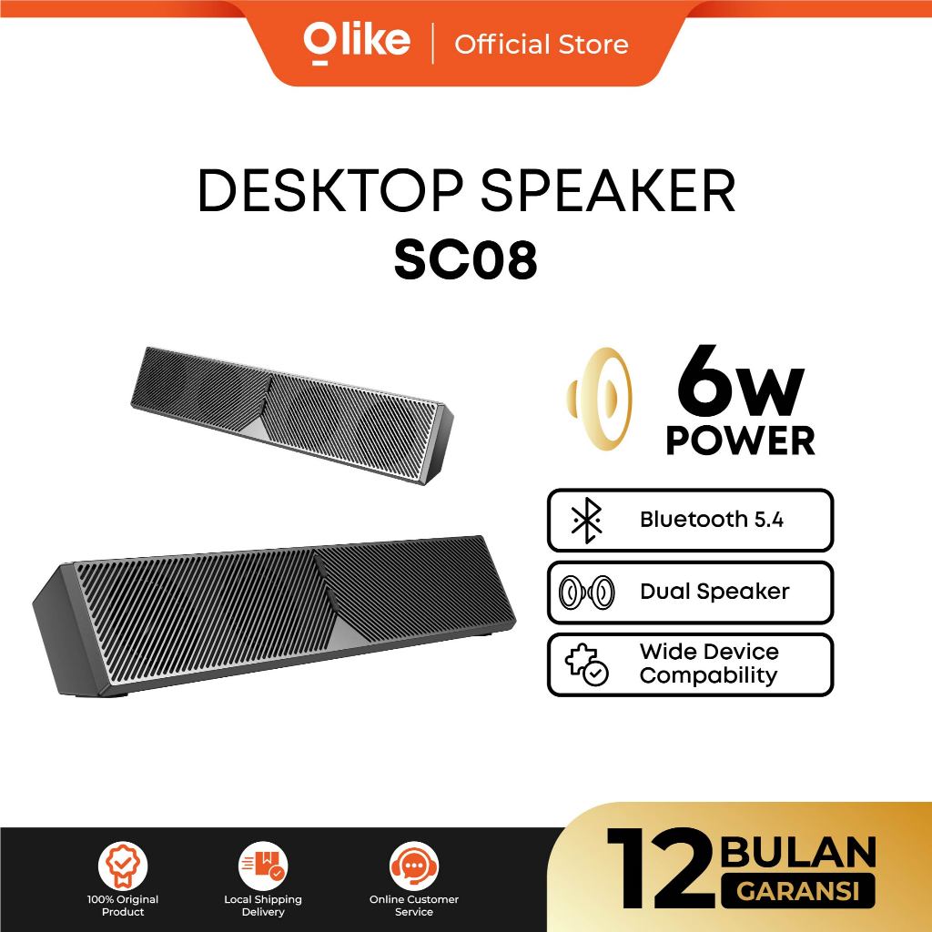 Jual [NEW PRODUCT] Olike Desktop Speaker SC08 Surround Stereo Sound 6W ...