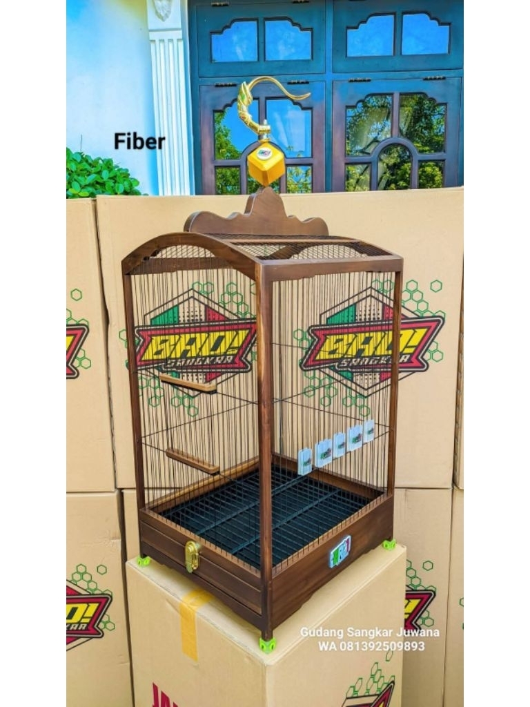 Jual Sangkar BRO Koper Polos No.2 Ruji Fiber Pion kotak dadu + Fullset ...