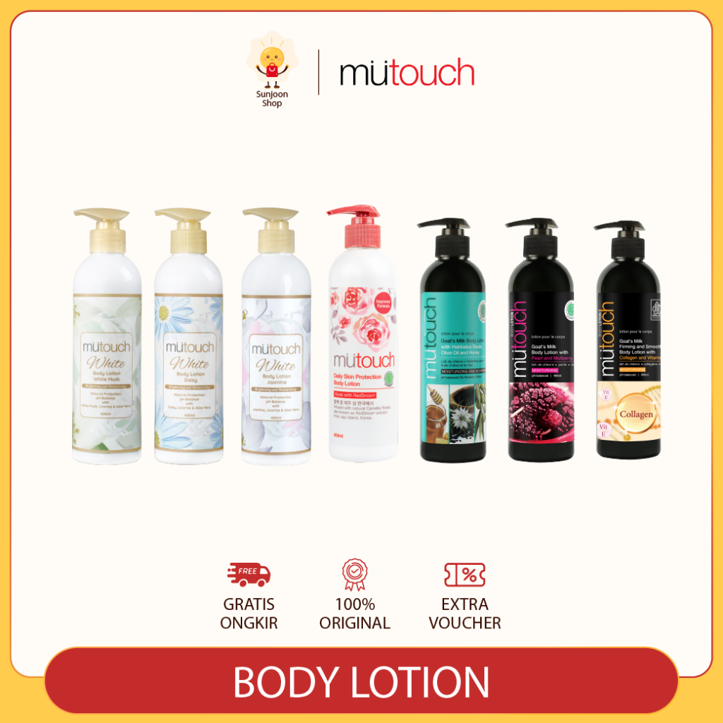 Jual MuTouch Goat's Milk Body Lotion 400ml | Shopee Indonesia