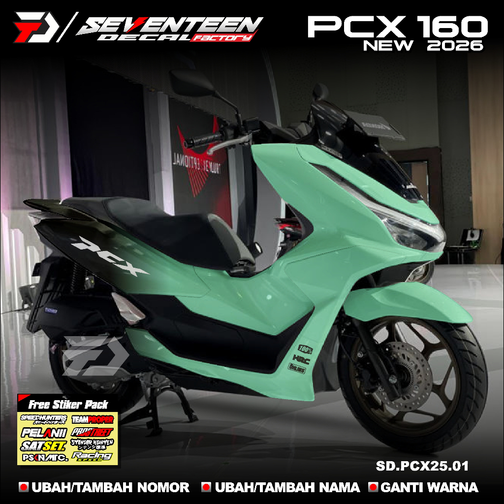 Jual Decal Stiker PCX NEW 2025 full Body Sticker PCX NEW Motif Gradasi ...