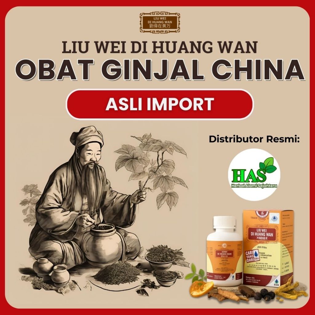 Jual Liu Wei Di Huang Wan 100% Original Obat Ginjal China | Shopee ...