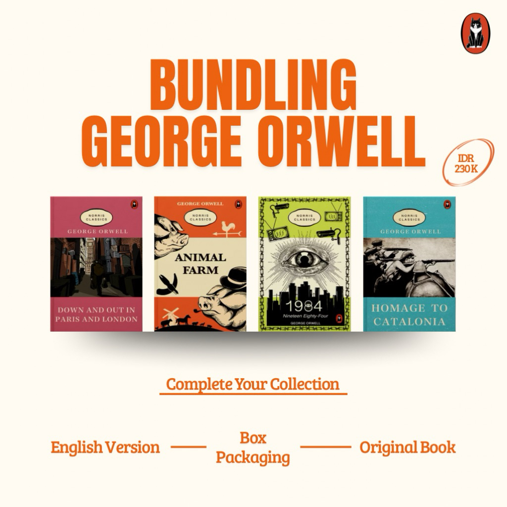 Jual [Norris Book] Bundling George Orwell Animal - 1984 - Homage ...
