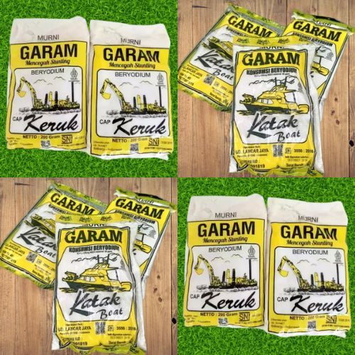 Jual Promo!!! Garam Masak Merk KERUK Garam Halus Beryoudium Kemasan 100 ...