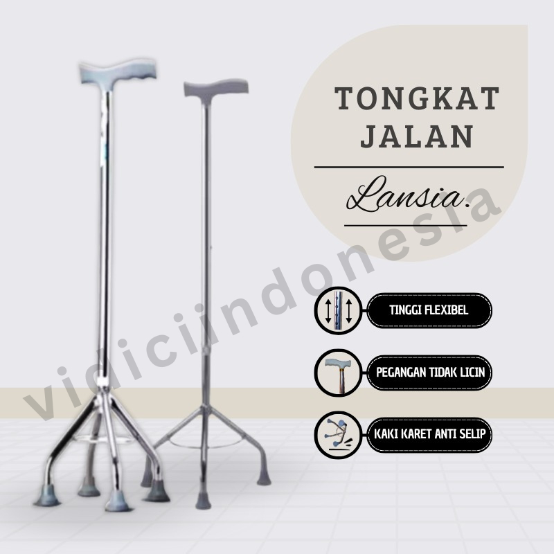 Jual Alat Bantu Jalan/ Tongkat Kaki 4/Tongkat Jalan/Tongkat Medis ...