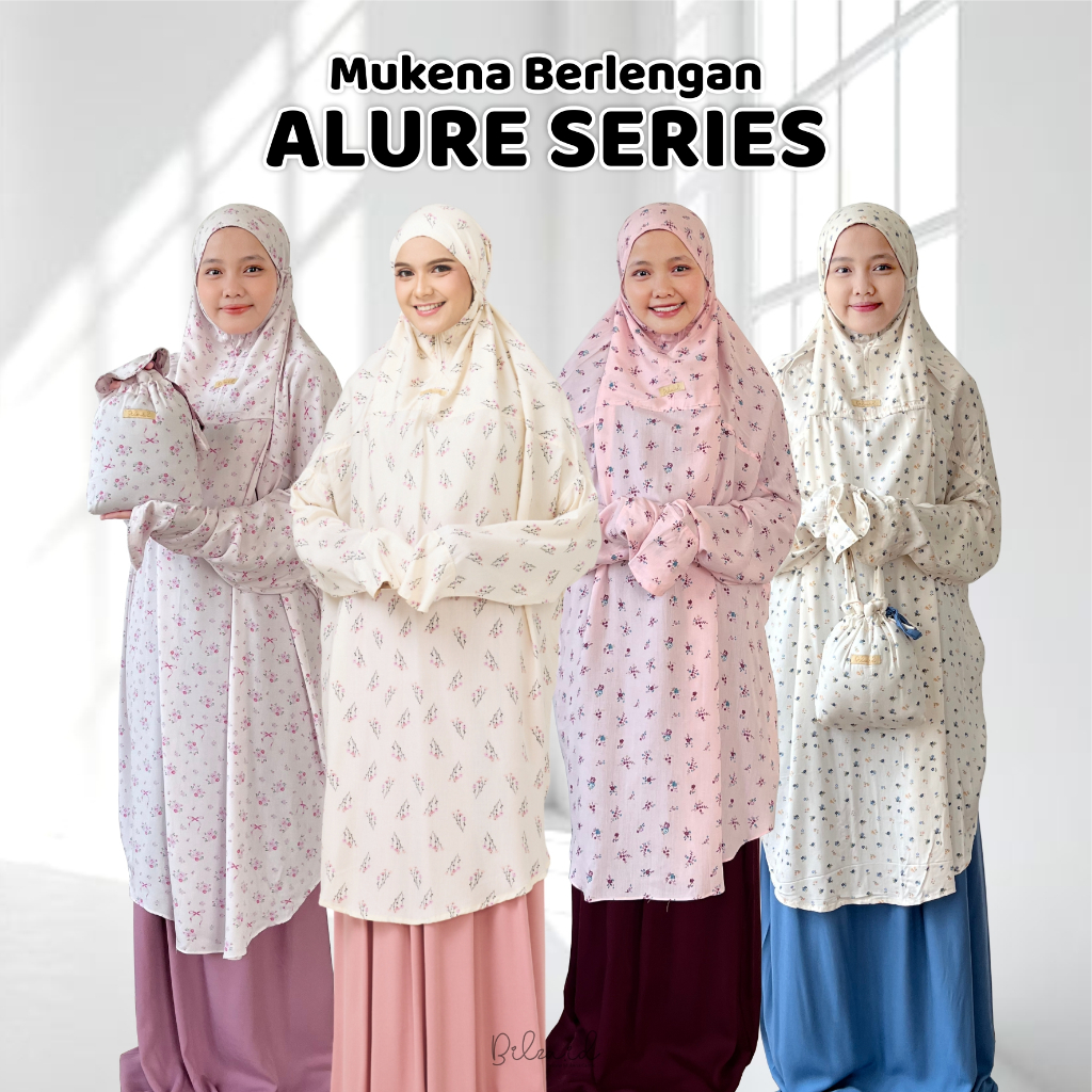 Jual Mukena Alure Berlengan Series By Bilza.id Bahan Rayon Viscose Adem ...