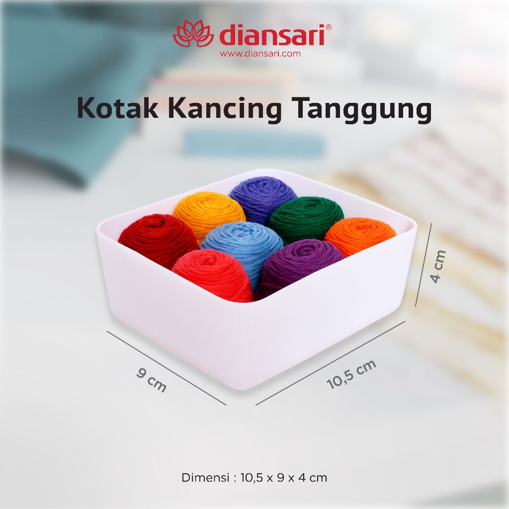 Jual DIANSARI Bundling 12 PCS Kotak Kancing Tanggung/ Organizer Kotak ...