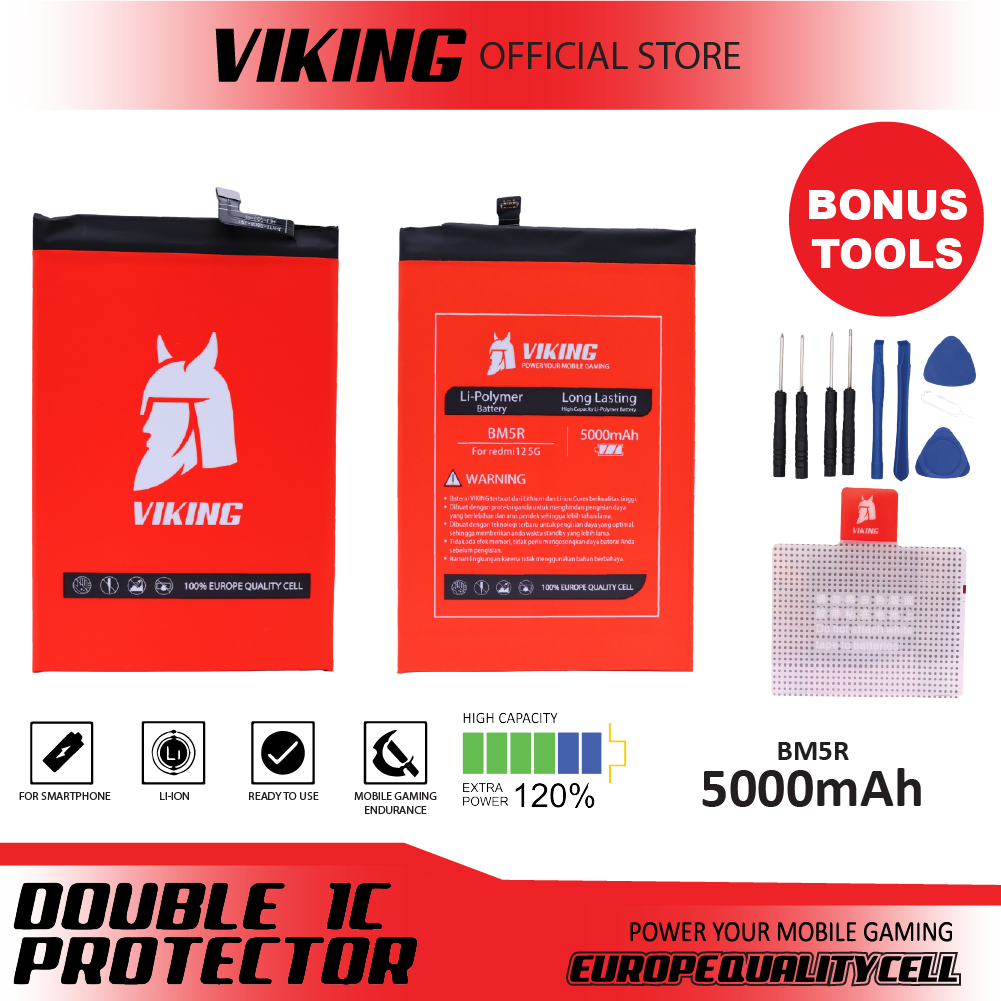 Jual VIKING Baterai Redmi 12 4G - 12 5G - Poco M6 Pro 5G BM5R Double ...