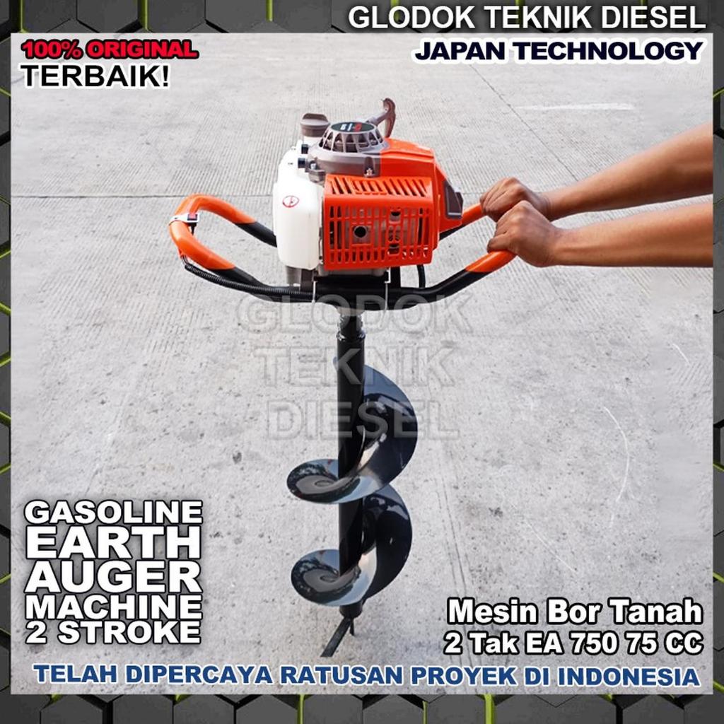 Jual [ Garansi 5 Tahun ] 2 Tak Mesin Bor Gali Tanah Alat Penggali Steel ...
