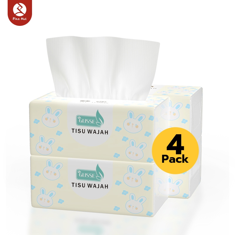 Jual Glisse Tissue Tisu Soft Facial Tissue 240 sheets 3-Ply Tissue ...
