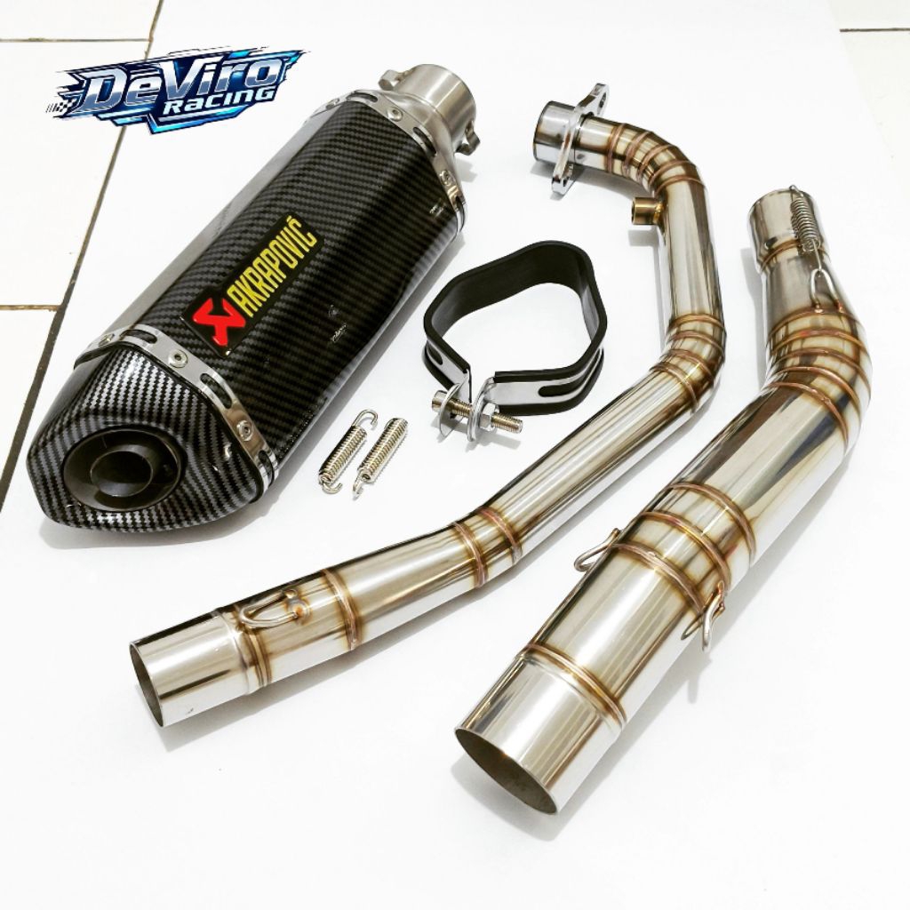 Jual Knalpot Akrapovic APC Import Full System R15 V3 V4 CBR Sonic 150R ...
