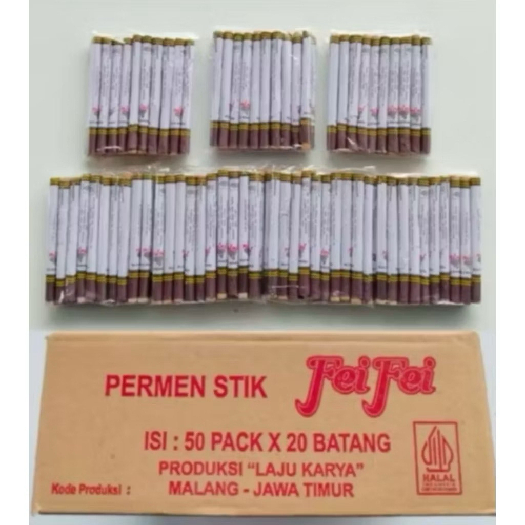 Jual Permen rokok - permen stick roko 1 pack isi 20 pcs - permen juju ...