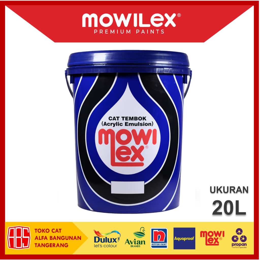 Jual Mowilex Emulsion Interior Paint - Cat Dinding Interior Premium 20L ...