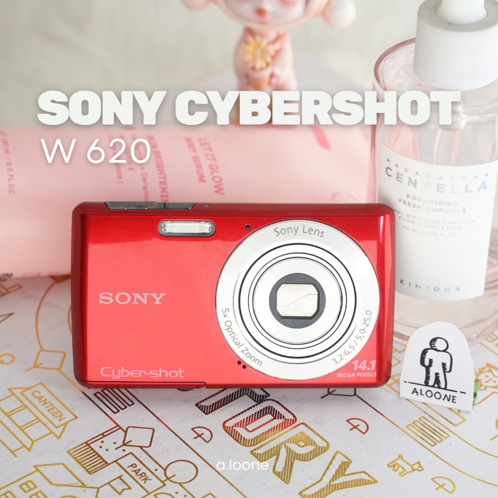 Jual SONY CYBER-SHOT W620 RED — DIGICAM SLIM MERAH KAMERA POCKET ...