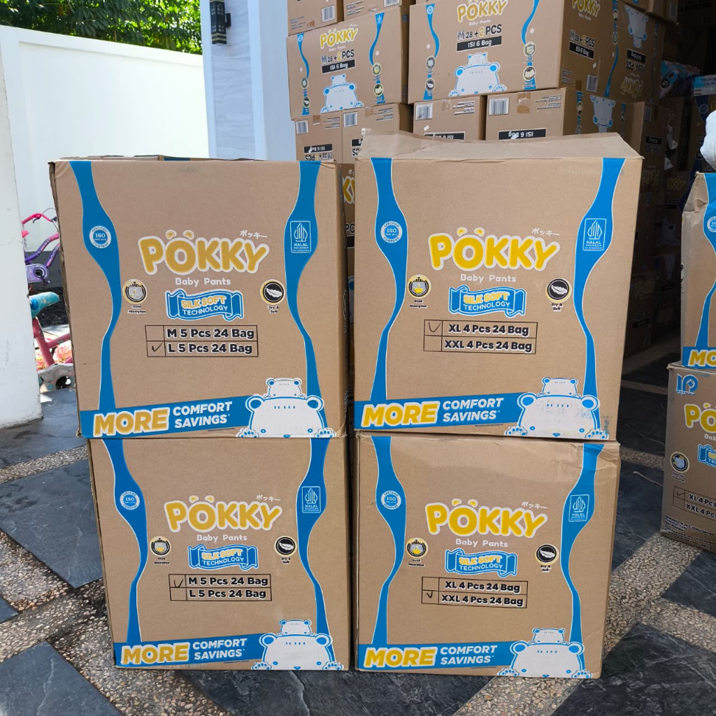 Jual ISI 24 BAG Pokky Pampers TRAVEL Pack KARTON M, L, XL, XXL | Shopee ...