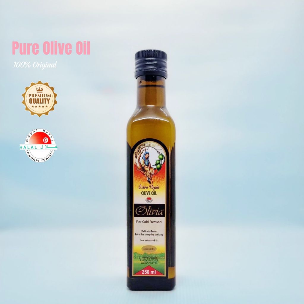 Jual [Halal] Extra Virgin Olive Oil Minyak Zaitun Olivia Original 250ml ...