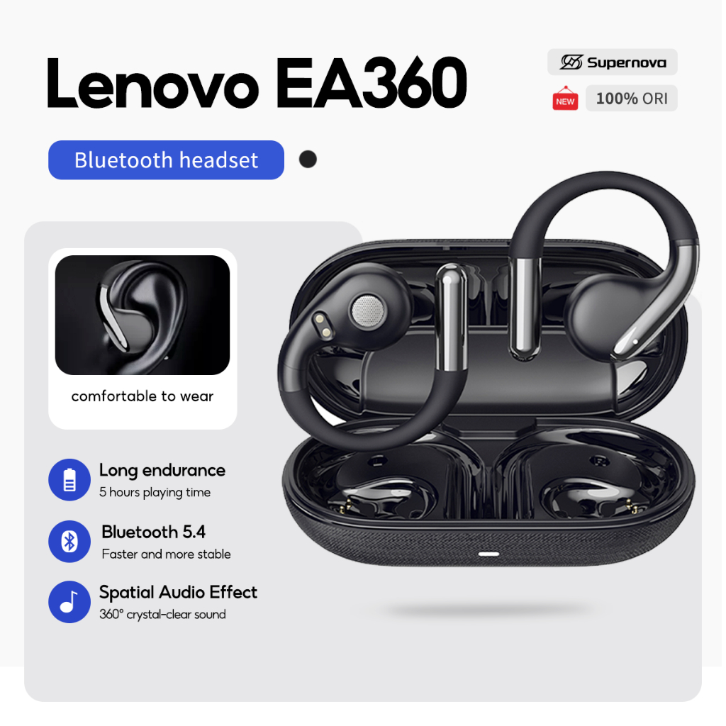 Jual Supernova x Lenovo Thinkplus EA360 Ows Open Ear Tws Earhook ...