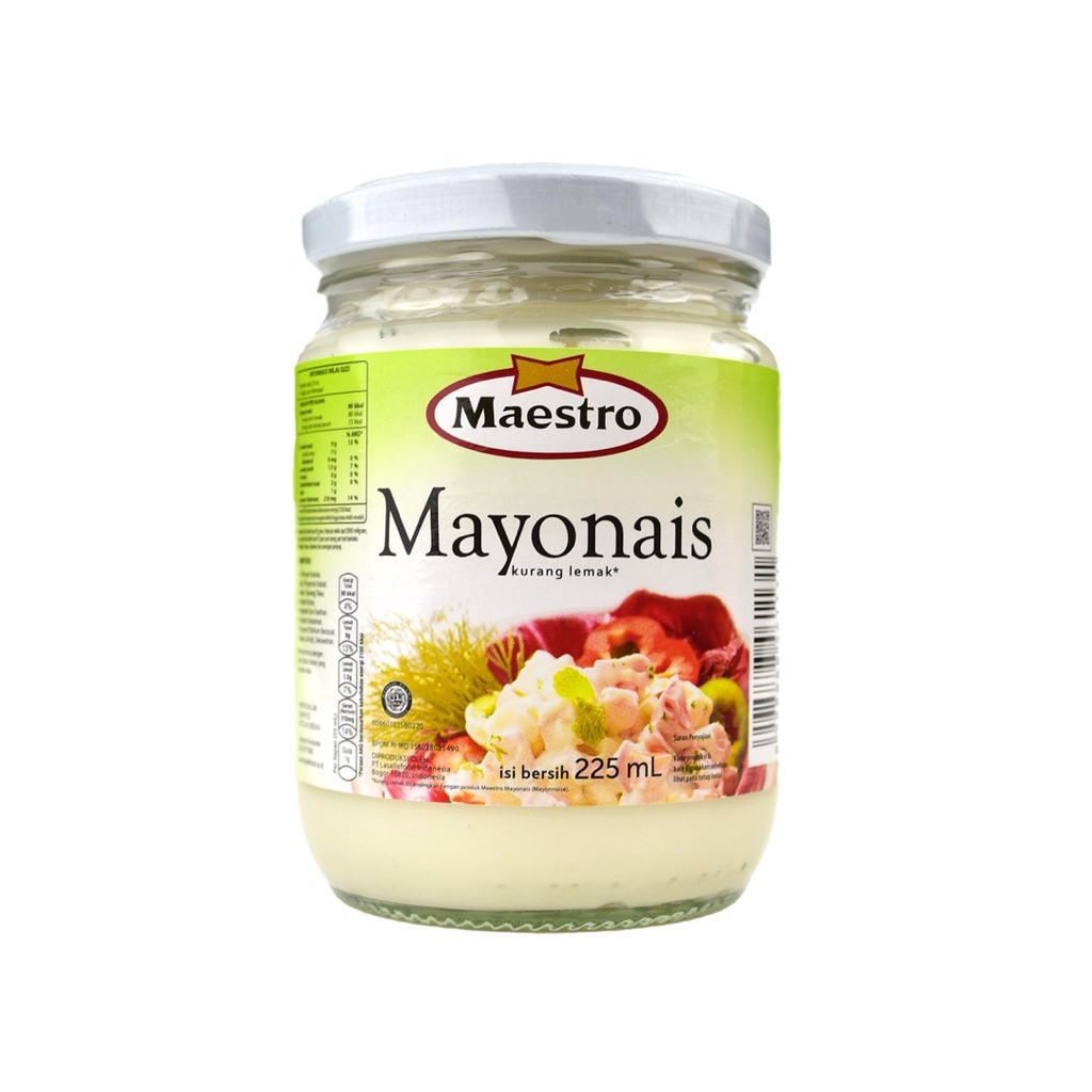 Jual Maestro Mayonaise Kemasan Botol Kaca Beling ukuran 225ml Premium ...