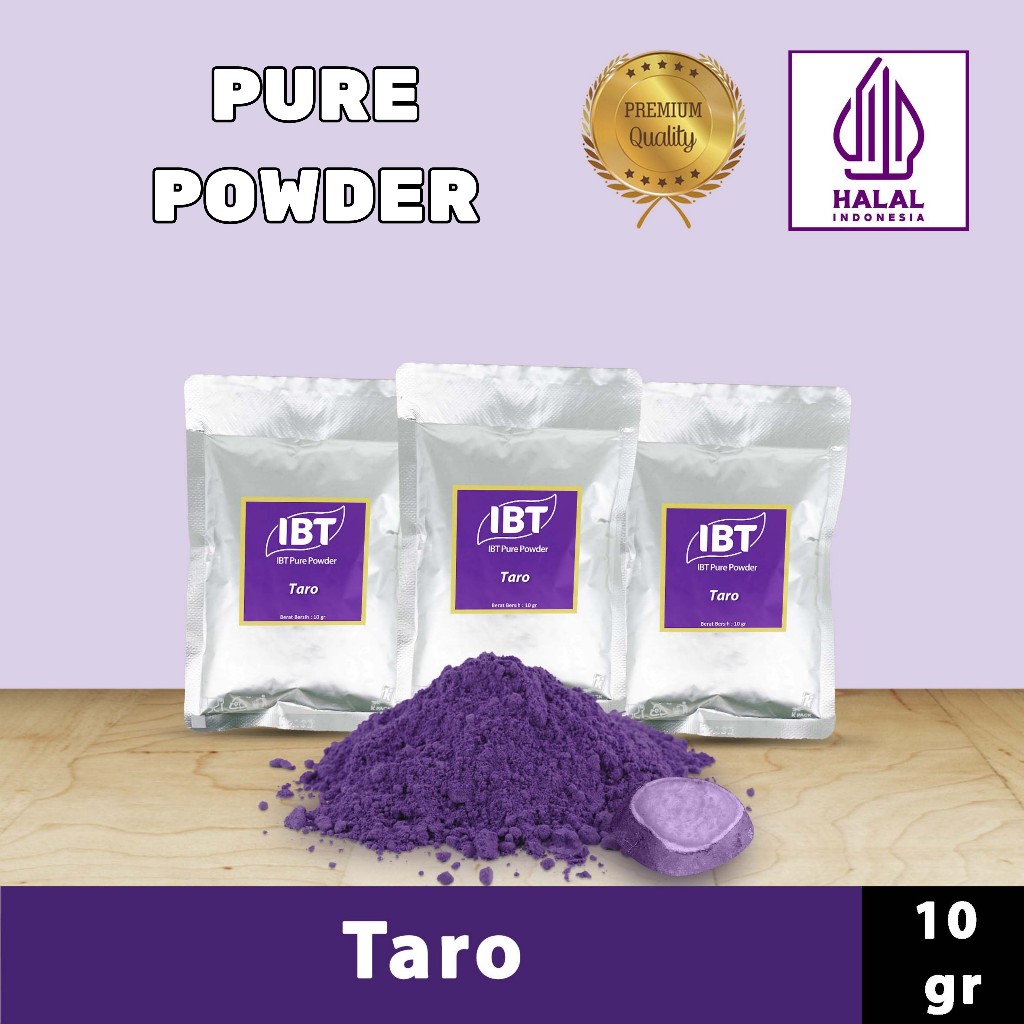 Jual Pure Taro Powder. Impor Taiwan. Bubuk Essence Murni Kualitas Bagus ...