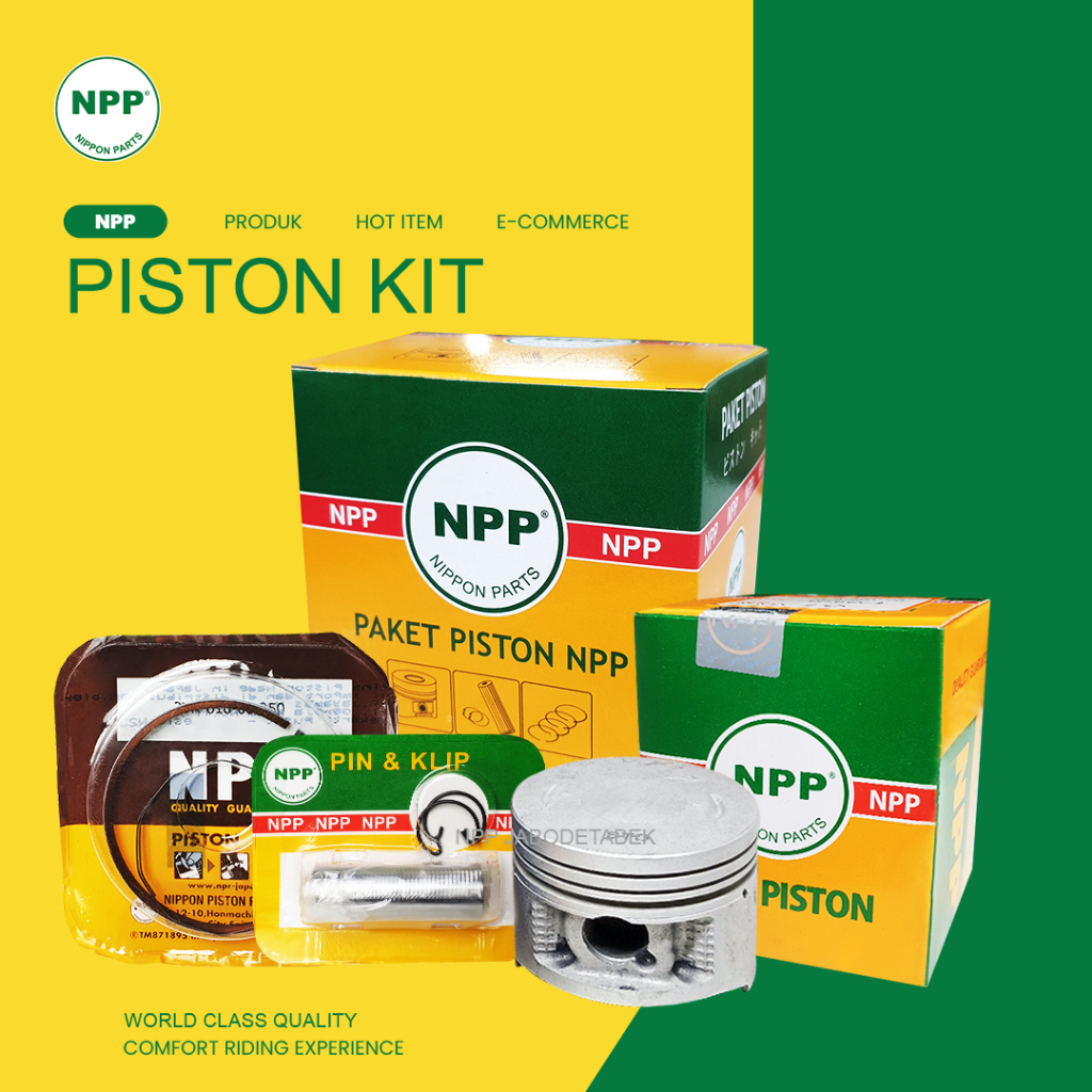Jual Piston Kit Yamaha RX-K New (AKY-4EG-1630 PK) 100% Original NPP ...