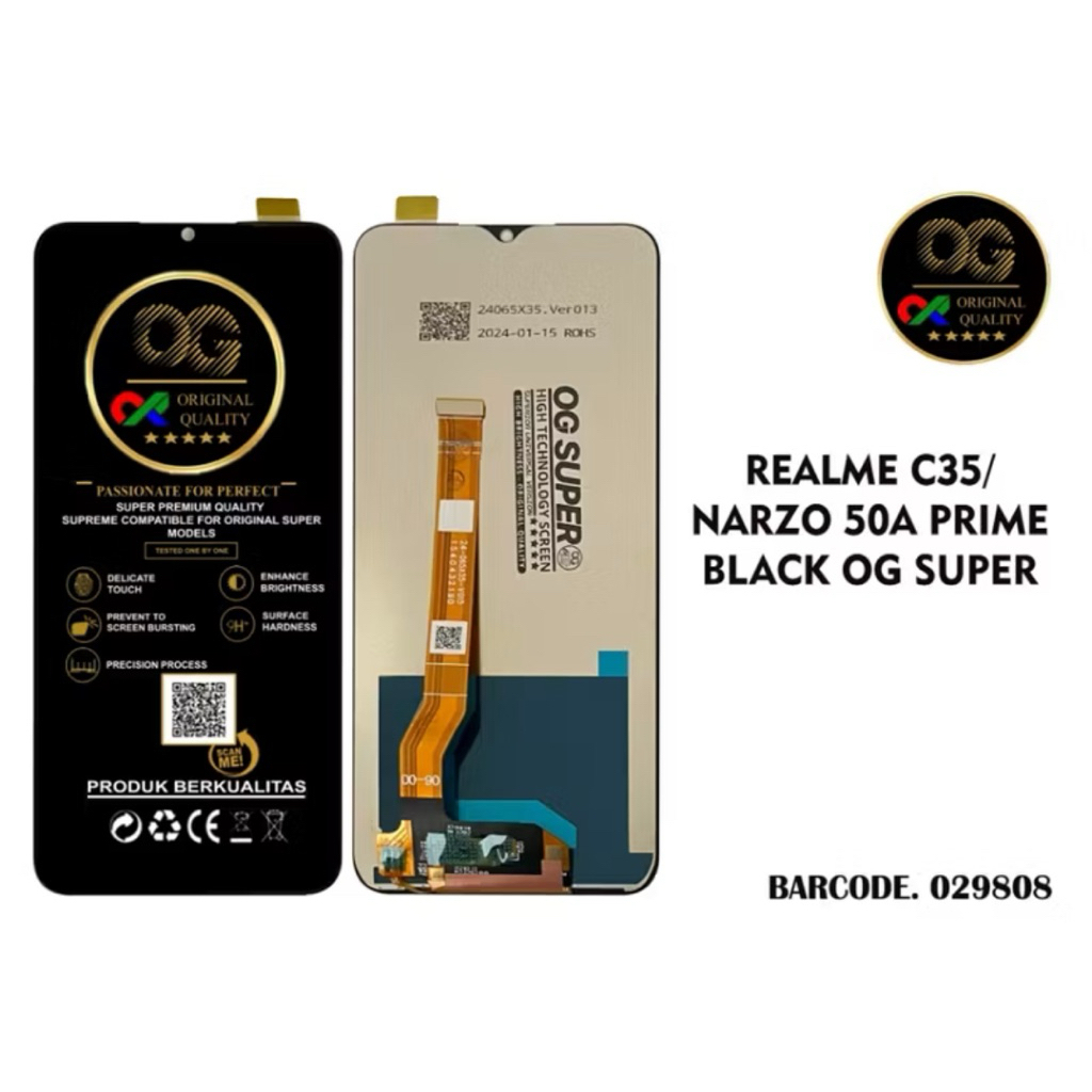 Jual ( OG SUPER) LCD REALME C35 / NARZO 50A PRIME FULLSET | Shopee ...