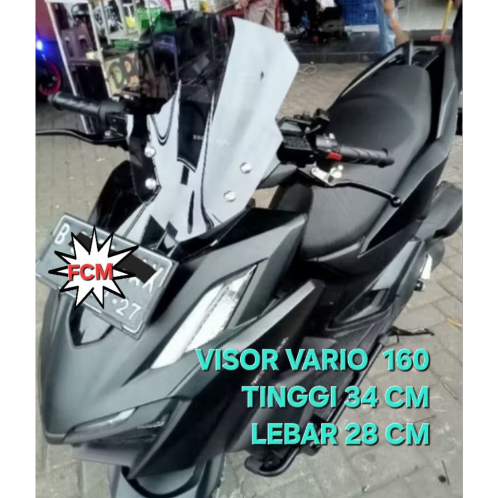 Jual Visor Tameng Angin Motor Vario 160 vario 150 Vario 125 Vinsil ...